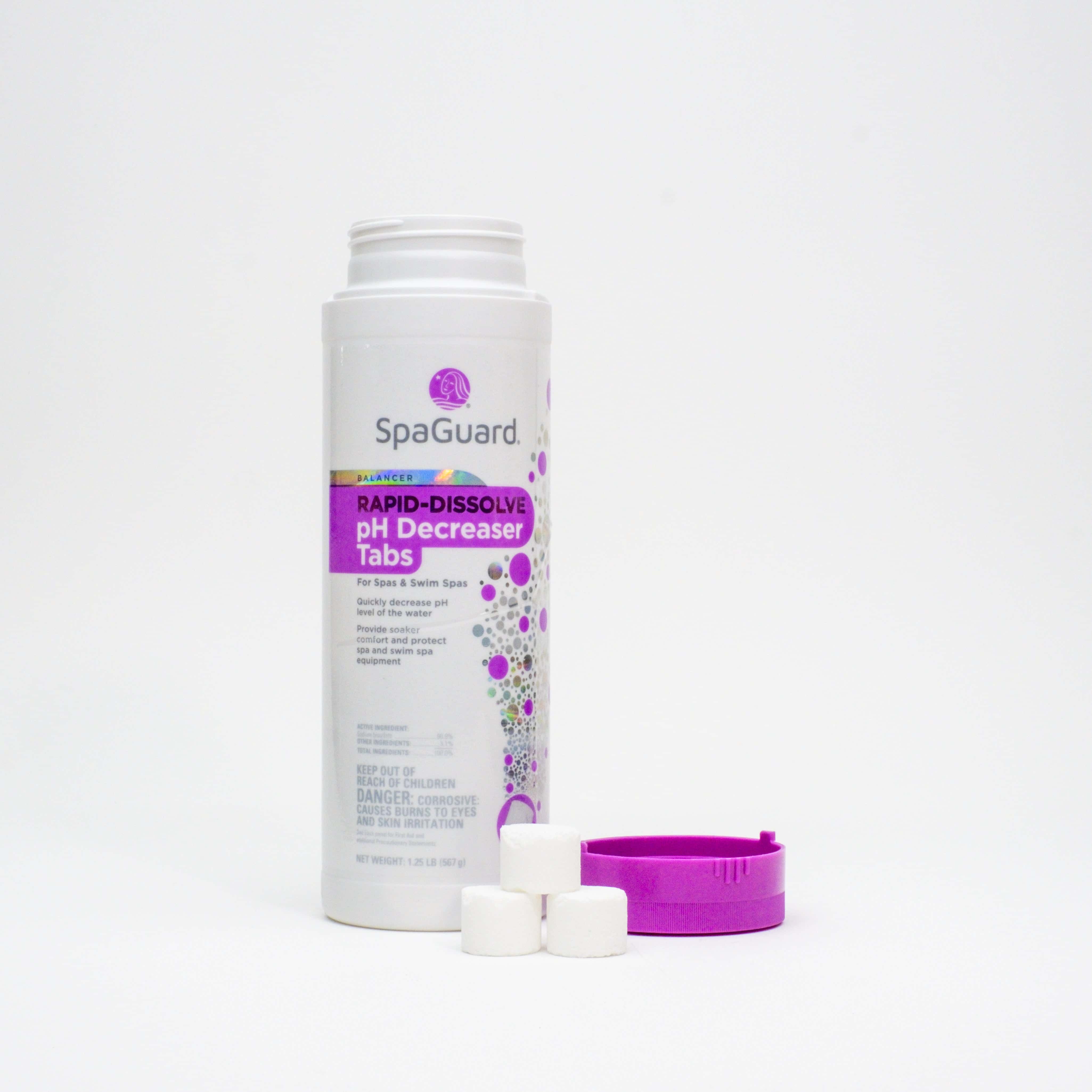 SpaGuard Rapid Dissolve pH Decreaser Tablets for Spas and Swim Spas ...